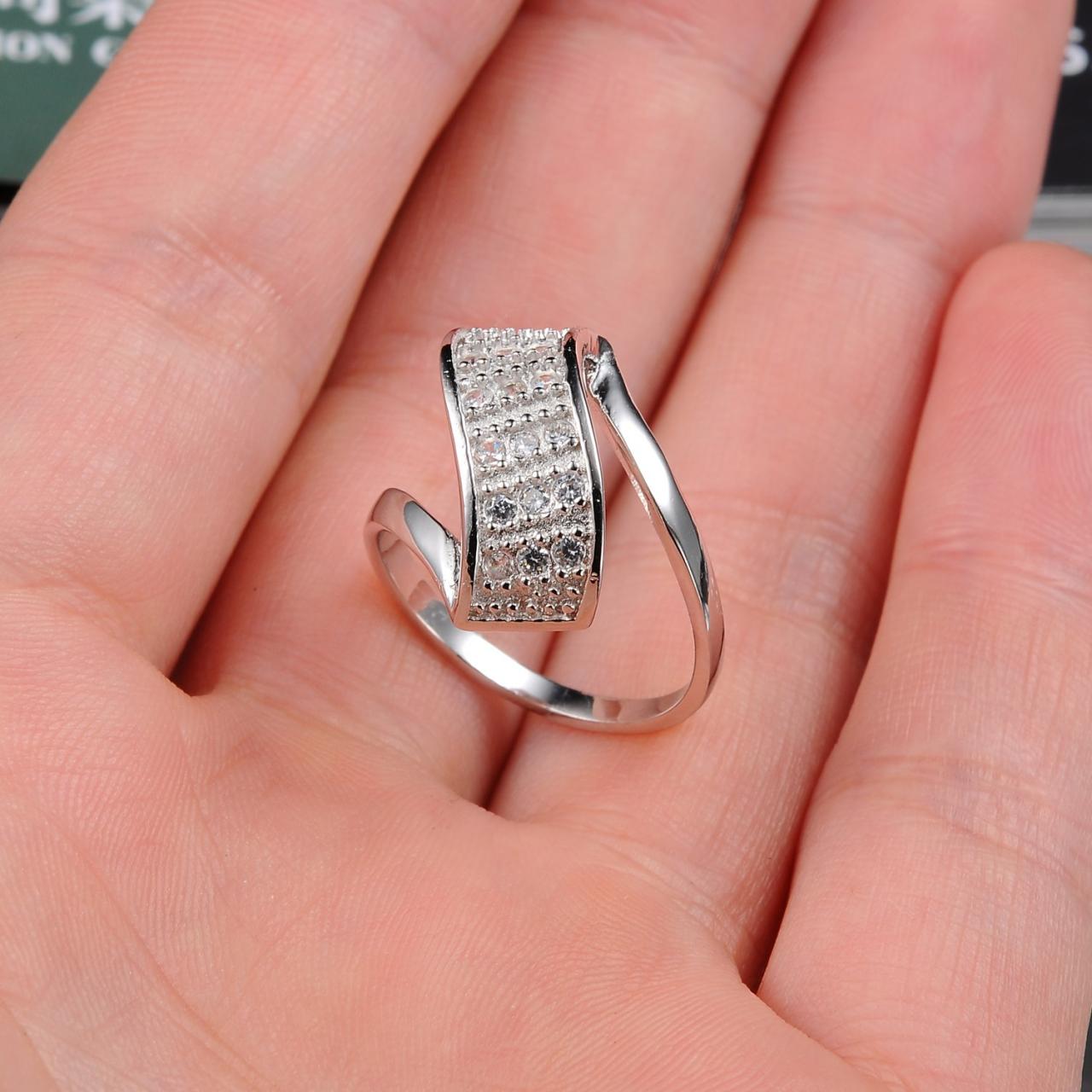 Women's Alloy Hunch-up Design Full Of Aaa High Quality Cz Upper Ring on ...