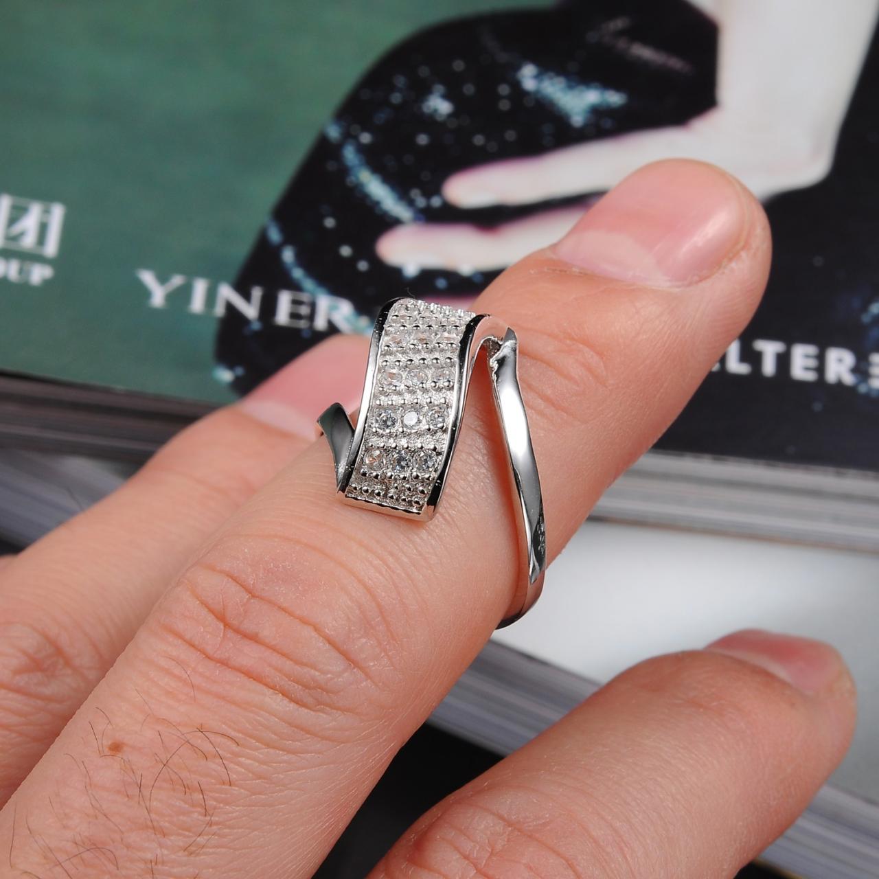 Women's Alloy Hunch-up Design Full Of Aaa High Quality Cz Upper Ring on ...