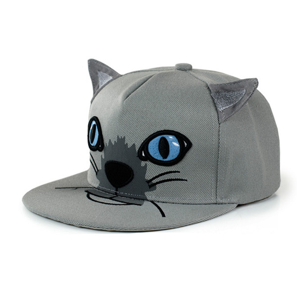 Fashion Black Cat Face And Cat Ear Baseball Cap 050334 on Luulla